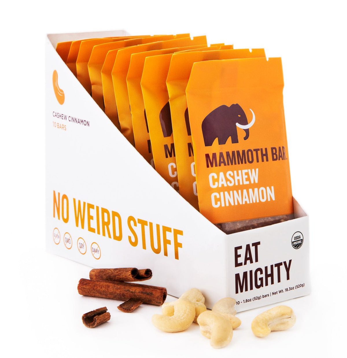CASHEW CINNAMON 10 Pack - Mammoth Bar